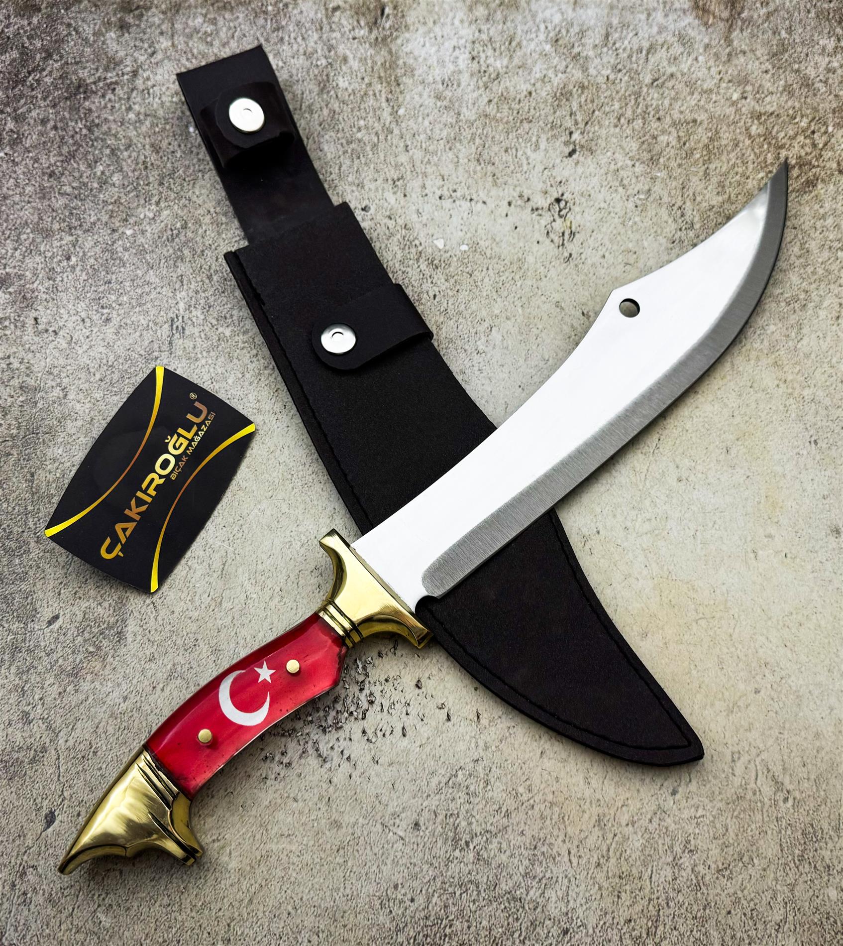 EL YAPIMI KURT BAŞLI MİKA KABZELİ PİRİNÇ BALÇAKLI ABBAS MODEL SALLAMA ...